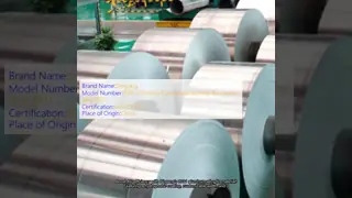 Aluminum Alloy 8011 Aluminum Foil Air Conditioner Fin Material (0.08–0.15 mm | Custom Width | Hydrophobic Coating)