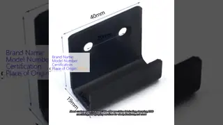 China Metal Brackets Customized Fabricating Black Metal Brackets Spraying Service for sale