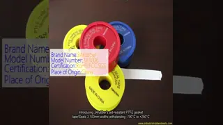 Aid-Resistance white PTFE Gasket Tape For Sealing 3 - 100mm Width