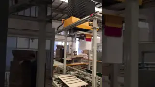 China High-Speed Palletizer Machine - 200 Cases/HR Food Industry Automatic Pallet Unloader for sale