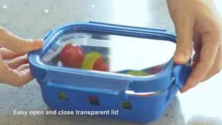 IKOO Glass Containers with Glass Lid