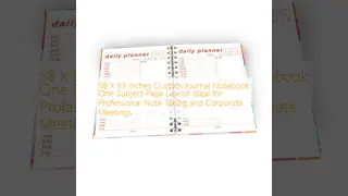 Custom Spiral Notebook For Professionals