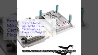 China High Precision Aluminium Sheet Metal Stamp Parts Single Stage Metal Stamping Die for sale