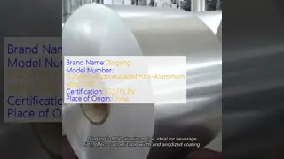 Aluminum Alloy 1100 Aluminum Coil for Beverage Packaging Lids (0.25 mm | Custom Width | Anodized Coating)