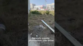 Photovoltaic Pile Driver Highway Guardrail Construction Machinery Crawler Pile Driving Rig