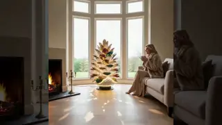 China 3.94ft LED Tree Lights with Warm White Light and PVC Glitter Sequins for Holiday and Home Decor for sale