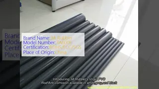 Virgin PVC Plastic Rod Anti - Corrosion With White Grey Black Color