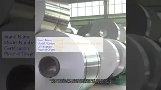 Aluminum Alloy 1050 Aluminum Coil for Door & Window Cladding (1.0 mm | 1200 mm Width | Anodized Layer)