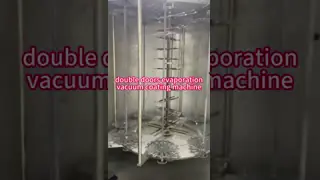 double doors evaporation vacuum coating machine