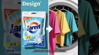 Premium Laundry Detergent Packaging Pouch with Oxygen Barrier Light Barrier and Aroma Lock for Freshness