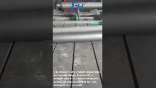 China Custom Radiant Tubes Squirrel Cage Flat Strip Spiral Type 1.4857 HP for sale