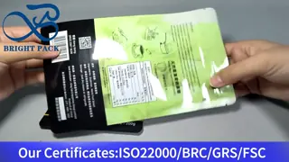 green stand up pouch for healthy sugar