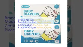 OEM Baby Diapers Soft Breathable Newborn Nappies