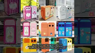 Customizable Cartoon-Style Classified Outdoor Stainless Steel Trash Cans | Sanitation Waste Bins for Parks, Middle Schools & Kindergartens