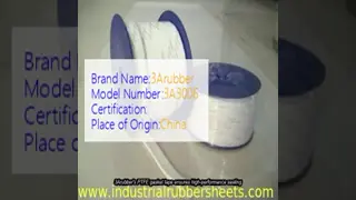 China High Temperature Resistance PTFE Gasket Tape with Excellent Chemical Resistance and Smooth Surface for Sealing for sale