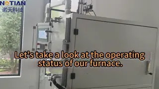 Small cabinet-type laboratory furnace