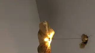 China ﻿ Customized Petal Hotel Lobby Sales Department Sand Table Hall Art Decoration Pendant Lamp for sale