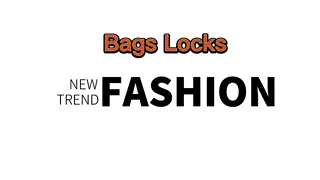 Lady Handbag Hardware Buckle Metal Purse Combination Lock