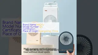 High-quality Stylish Portable Foldable Mini Desk Cooling Fan C-type Rechargeable Fan