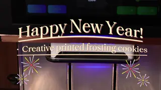 Happy New Year! | X5 Edible Ink Printer help you with this | Foodart® from Foodprinttech