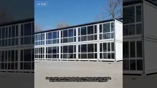Export-Grade Foldable Flat-Pack Container House - Site Office & Temporary Prefab Dormitory for Cross-Border