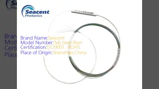 China ROHS Fiber Optic PLC Splitter 1x6 Bare Fiber G657A1 Customized In Optic Network for sale