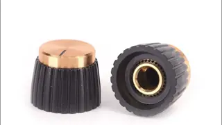 China Audio Amplifier Tone Knob Gold Silver Aluminum marshall Knob for sale