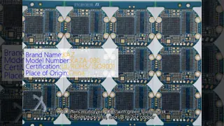 Green Soldmask Multilayer printed electronic circuit 10 Layers Fr4 1-6mm 2oz Copper Thickness electronics manufacturers