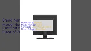China 15 Inch IPS LCD Monitor with 1024×768 Resolution, 3ms Response Time, HDMI/VGA Inputs for Desktop Computing for sale