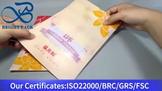 plastic zipper packaging bag with clear window custom