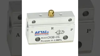 China AirTAC CM3PF-06, CM3PP-06, CM3PM-06, CM3HS-06 CM3 Series 3/2 way Control Valve 1/8" for sale