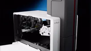 China Evolis Primacy 2 300x300dpi Edge-to-edge Printing Single Sided Card Printer for ID and Plastic Cards for sale