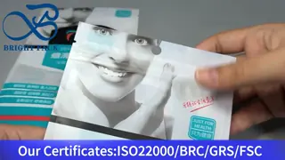 custom resealable plastic bag for dental flossers