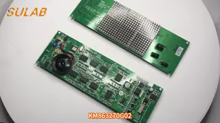 See Why Choose Original KONE Elevator Door Lintel Display Panel With Clock SOLDER-SIDE KM863270G02