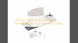 8 Core Fiber Optic Terminal Box