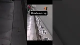 The reflector cups of the car lamps are vacuum-coated with aluminum