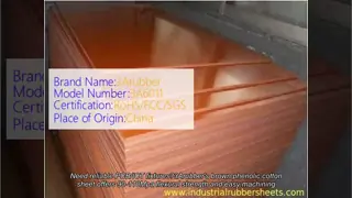 China Brown Phenolic Cotton Sheet with 90-110Mpa Flexural Strength and 10KV Breakdown Voltage for PCB Fixtures for sale