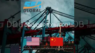 FCL sea freight shipping from USA to Qingdao, China with professional logistics support