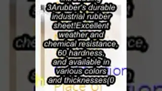 China 60 Hardness 20mm Thickness Weather Resistant NBR Industrial Rubber Sheet for Heavy Duty Applications for sale