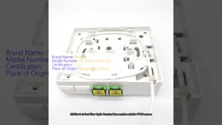 China 2 Ports Fiber Optic Terminal Box 10 FTTH Access Indoor Fiber Termination Box for sale