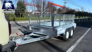 China 10*5 Trailer Dimensions 4720 2050 1480mm Tandem Axle Supporting ATM 2000kg Designed For Trailer Performance And Cargo Hauling for sale
