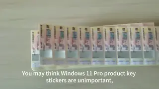 Microsoft windows 11 pro product key sticker