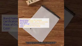 Eco-Friendly Food-Safe Reusable CPE Frosted Zipper Pouch Storage For Clothes Documents