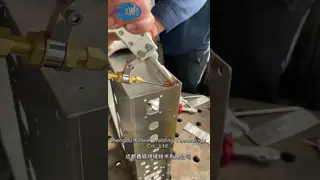 Welding the aluminum alloy with the laser welder