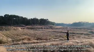 CH05 Handheld Drone Detection Equipment, Spectrum Detection for 3km Drone