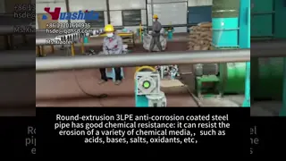 O-Type Extrusion 3PE Coating Line HSD 377mm for Steel Pipes CE ISO Certified