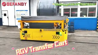 Heavy Load Rail Transfer Carts,StableBattery Cross Track Transfer Trolley