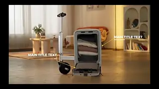 China Electric carry-on luggage, 20-inch TSA-approved lockable trolley case, suitable for adults and children, smart cycling travel suitcase for sale