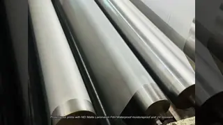 Waterproof Moistureproof UV Resistant Matte Lamination Film with Matte Finish for Complete Protection