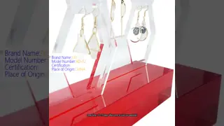 Custom Elegant Acrylic Jewelry Display  for Brand, Acrylic Earring Display Set